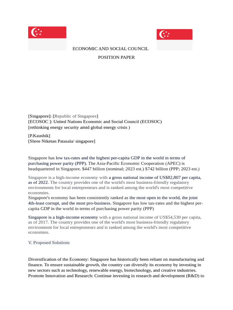 Singapore's Economic Resilience Strategies | PDF | Economies