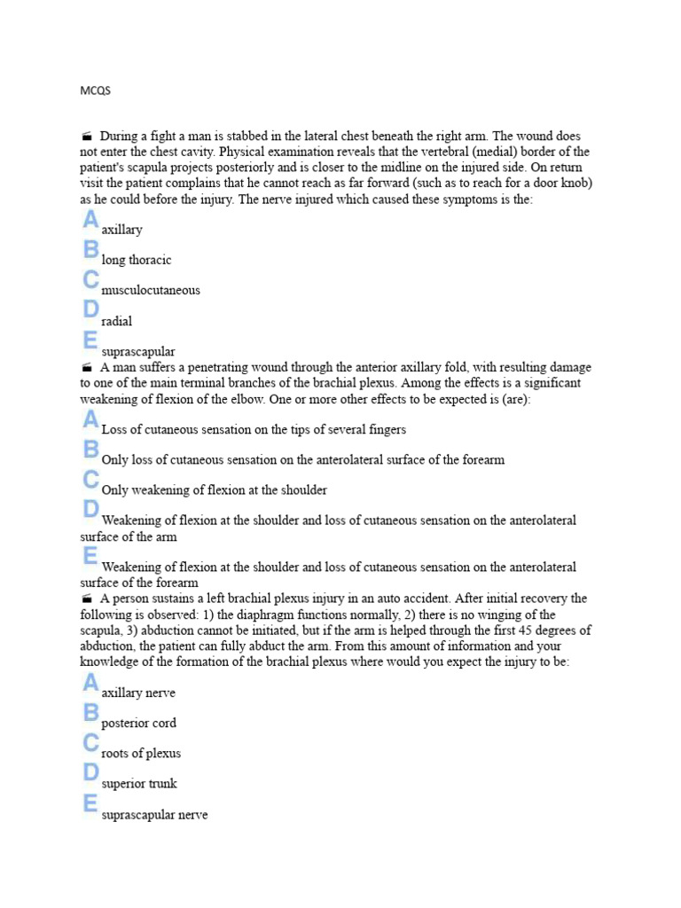 all anatomy past papers | PDF | Pelvis | Arm