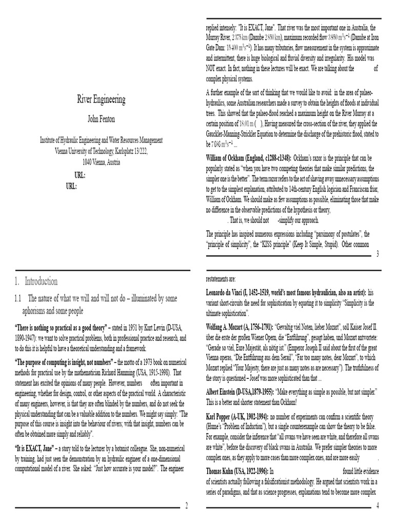 River Engineering Small | PDF | Applied And Interdisciplinary Physics ...