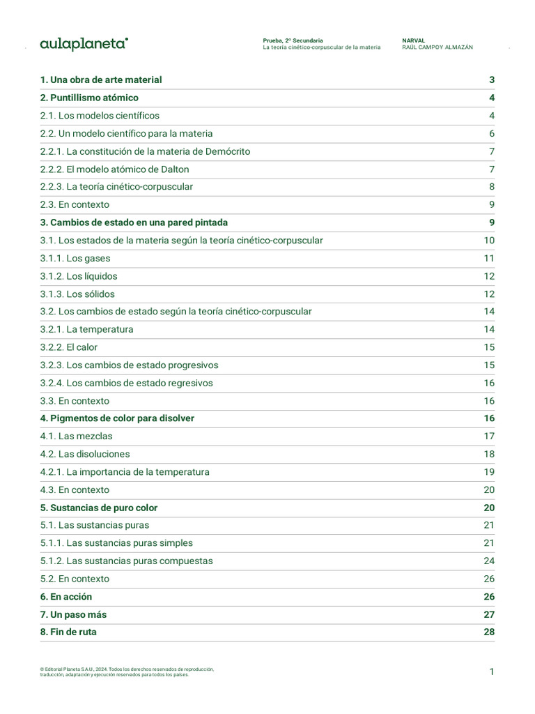 La Teoría Cinético-Corpuscular de La Materia | PDF | Importar | Gases