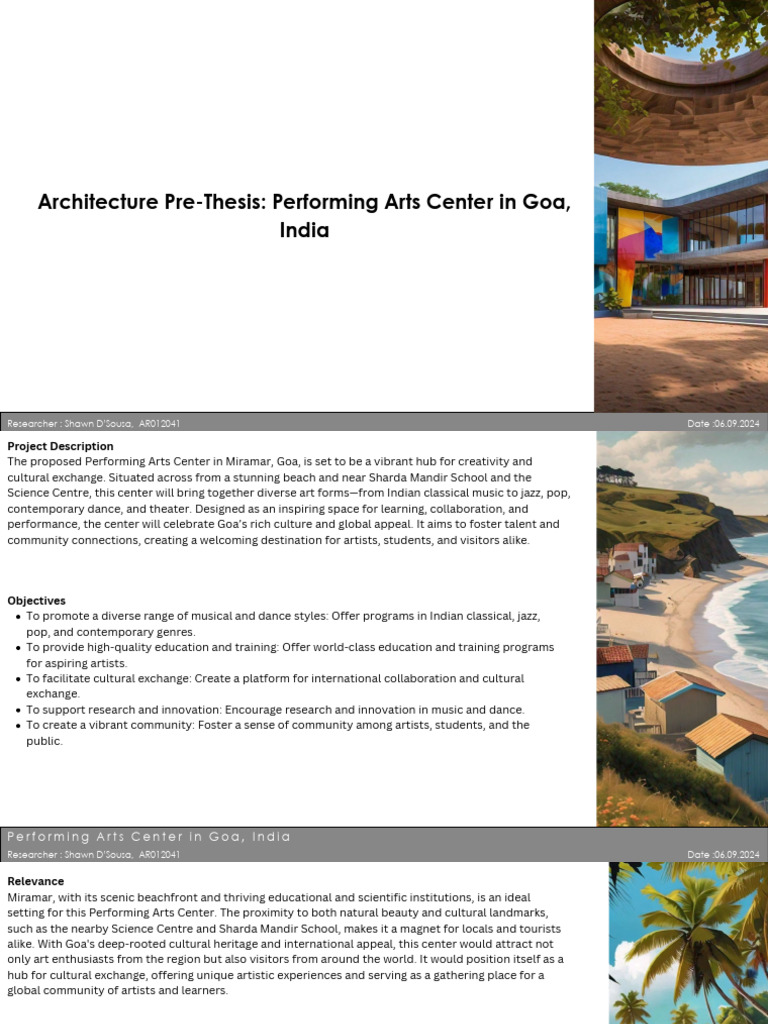 Pre Thesis PPT Shawn Dsousa Ar012041 | PDF