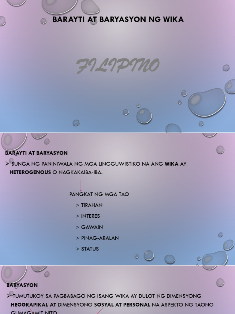 FL209 Diyalekto | PDF
