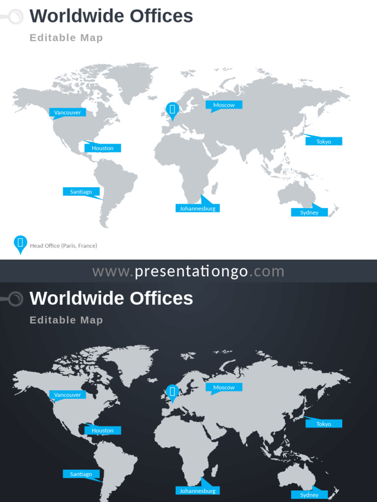 World Map Worldwide Offices PGo 4 3 | PDF