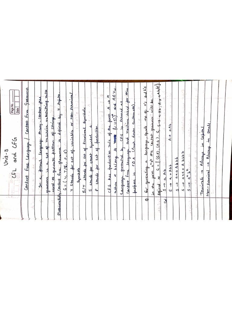 TAFL Unit-3 (2) | PDF