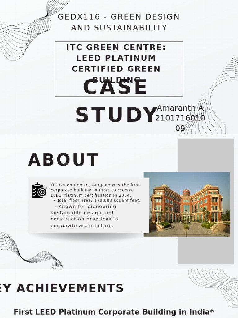ITC Green Centre LEED Platinum Certified Green Building | PDF