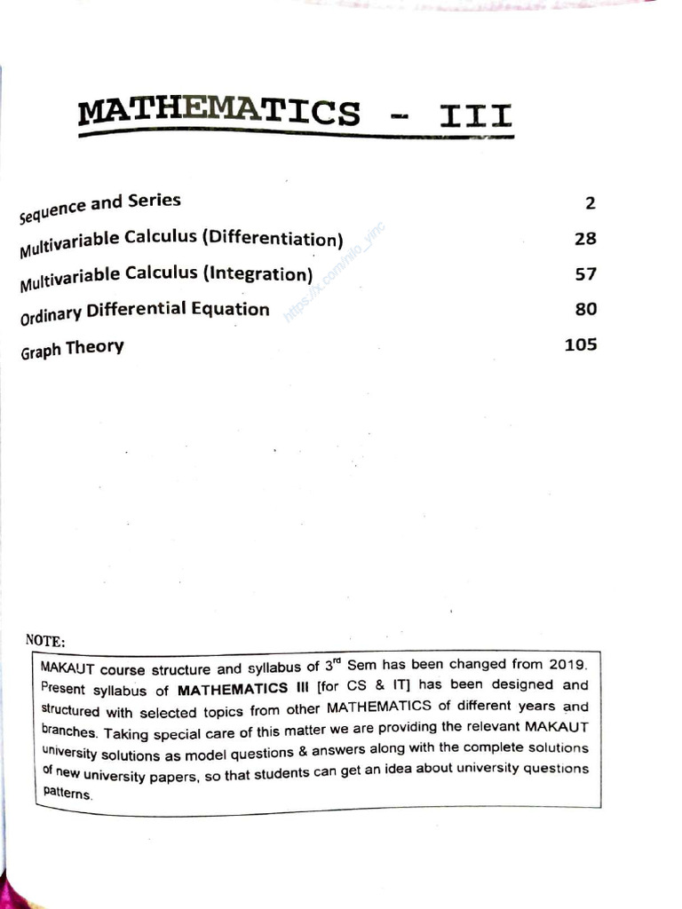 MATHAMATICS-III | PDF