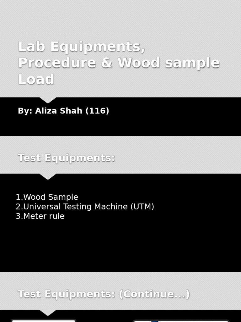 Lab Equipments & Procedure | PDF | Strength Of Materials | Stress ...