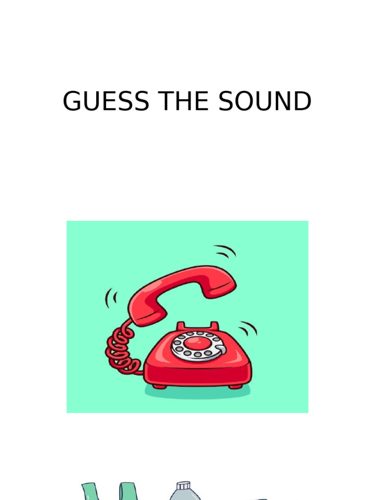 Guess The Sound | PDF