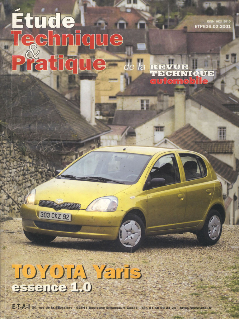 RTA-toyota Yaris 1.0 1999-2003 | PDF