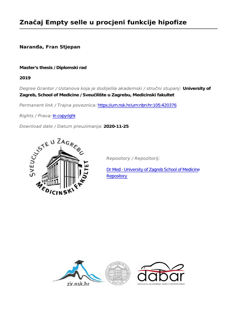 Naranda Fran Stjepan Diplomski Rad 2019 | PDF