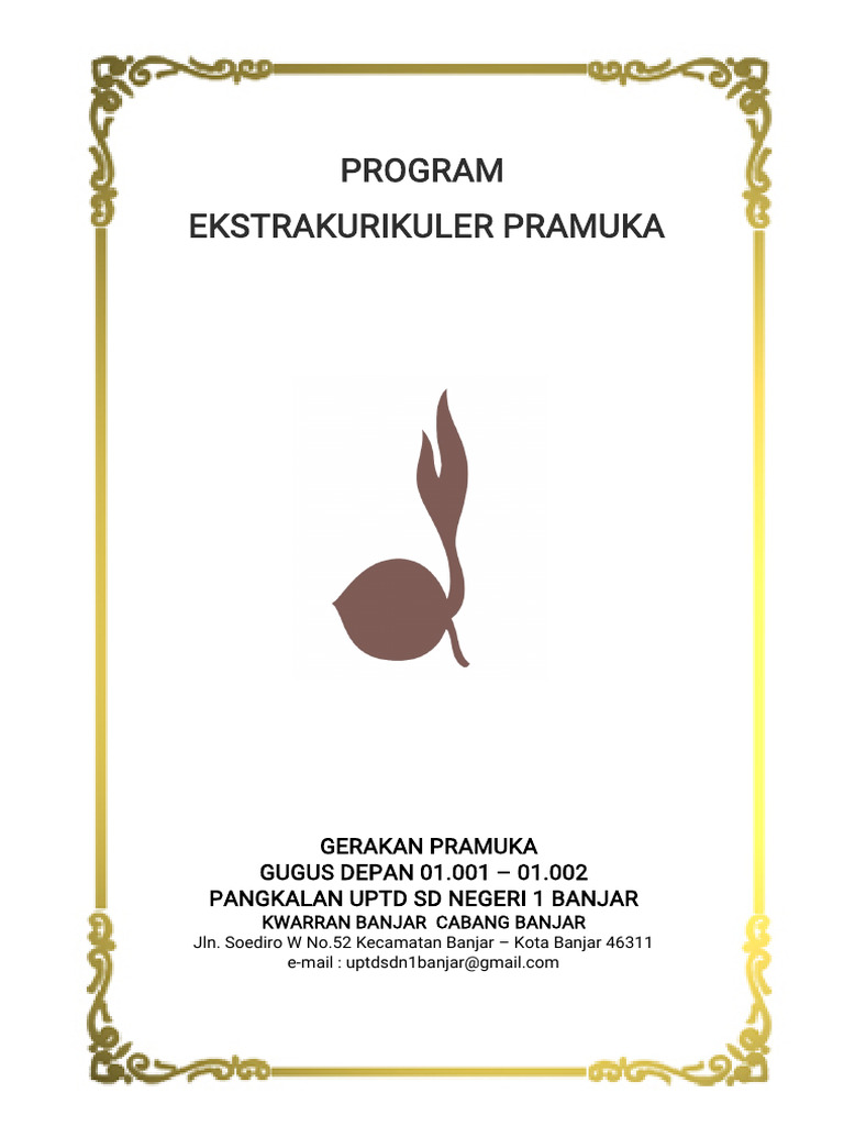 Laporan Ekstrakurikuler Pramuka 2024 | PDF
