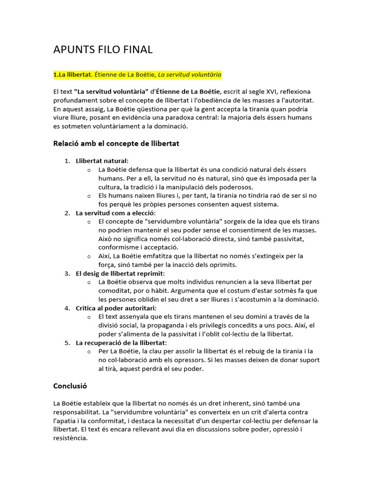 APUNTS FILO FINAL (1) | PDF