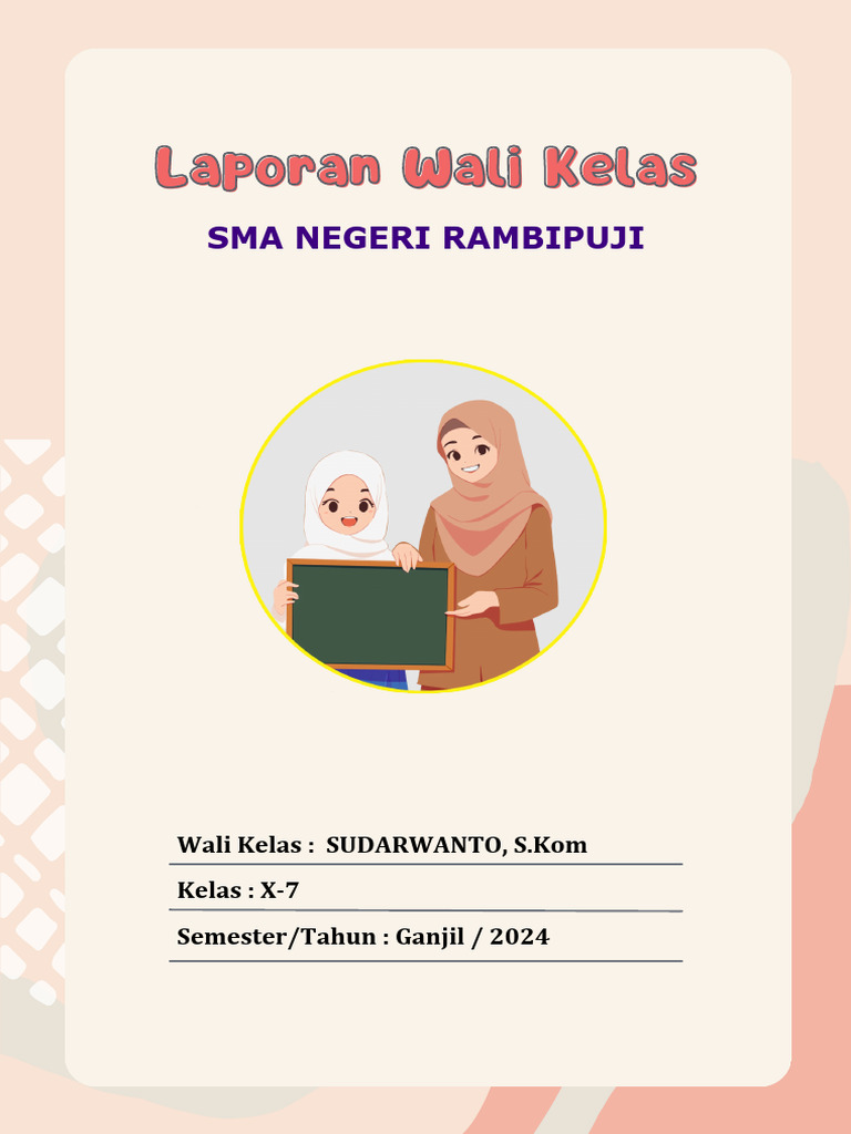 Laporan Wali Kelas - X-7_Sudar | PDF