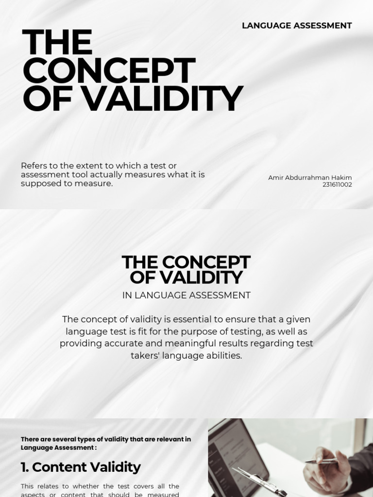 Language Assessment - Content Validity | PDF