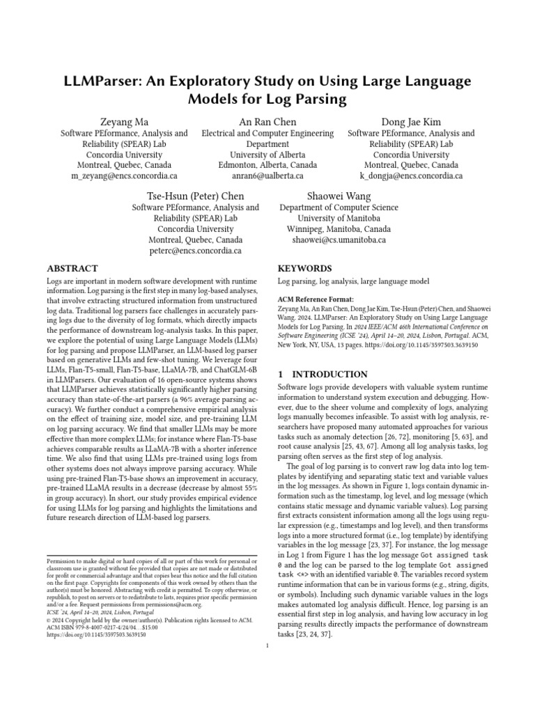 Ma 等 - 2024 - LLMParser An Exploratory Study on Using Large Language Models for Log Parsing ...