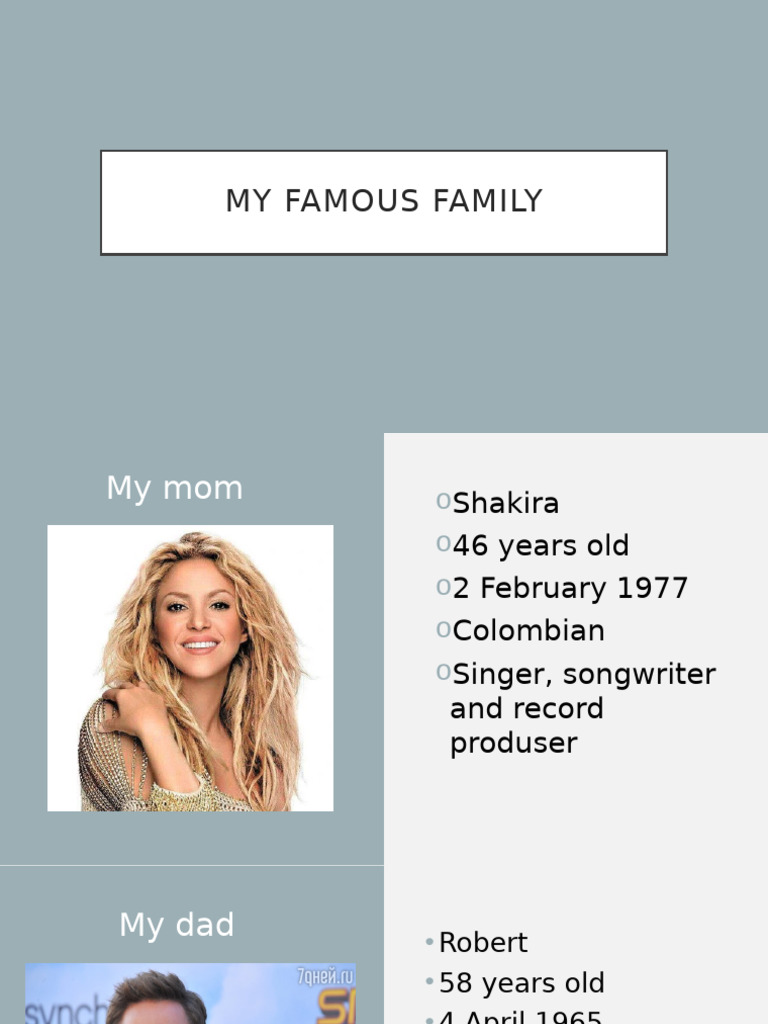My Famous Family | PDF