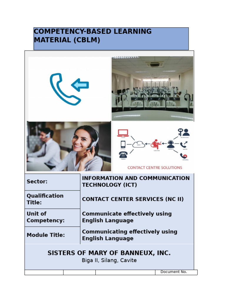 COMPETENCY | PDF | Communication | Nonverbal Communication