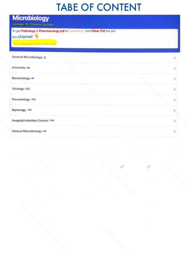 Microbiology Priyanka Mem | PDF | Medicine | Health Care