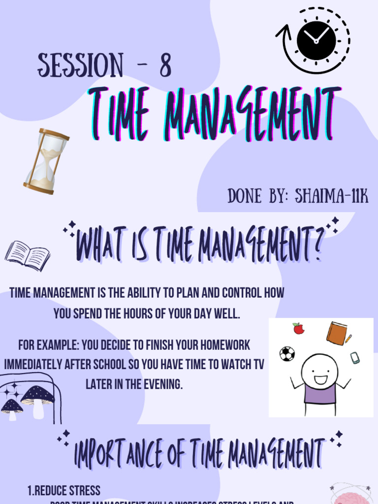 SESSION 8 - Time Management | PDF | Procrastination | Professional Skills