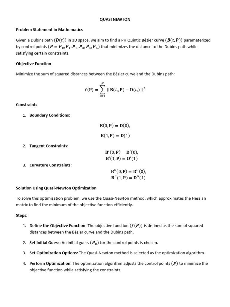 Problem Statement in Mathematics | PDF | Mathematical Optimization ...