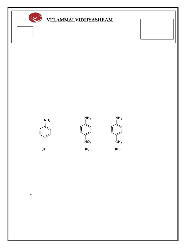 VV- CHE SAMPLE PAPER 2 | PDF | Multiple Choice | Physical Sciences