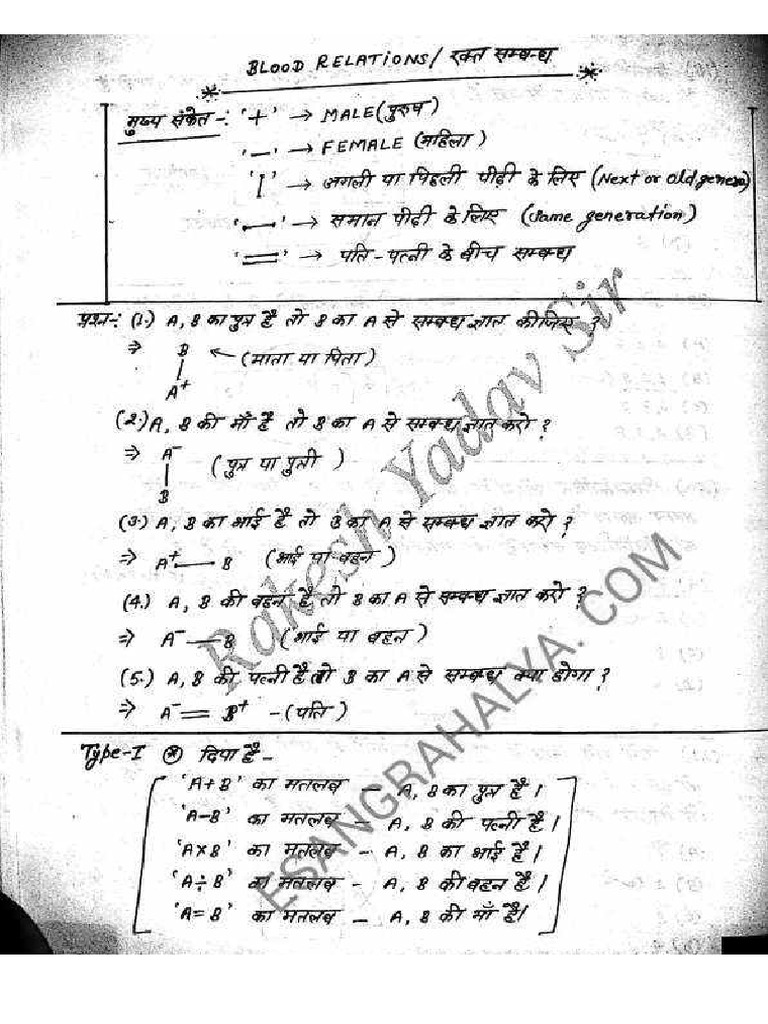 2-Blood Relations | PDF