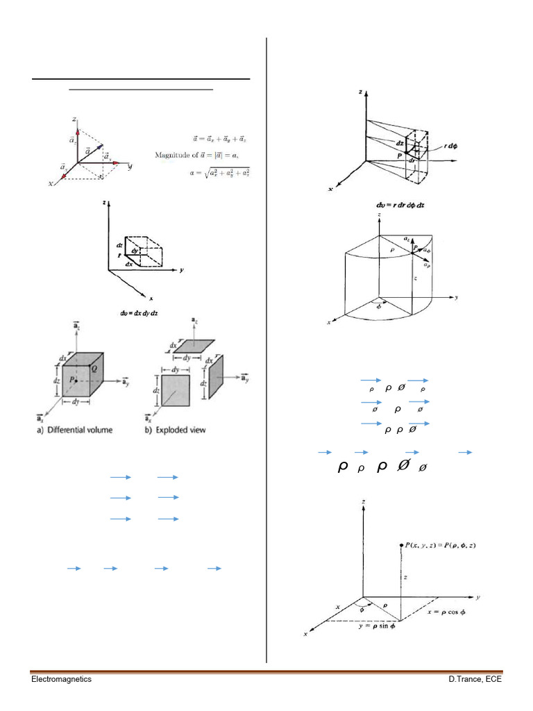 Emags Lec Coordinate System | PDF | Sphere | Differential Geometry
