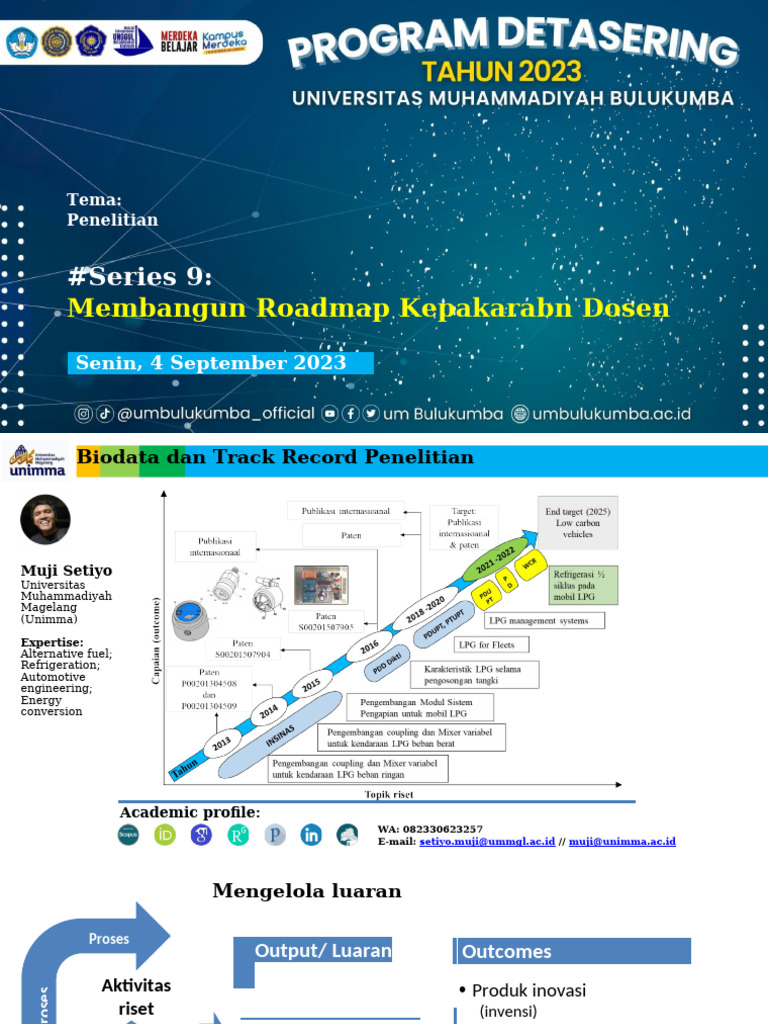 Roadmap Karir Dosen: Strategi Riset dan Publikasi | PDF