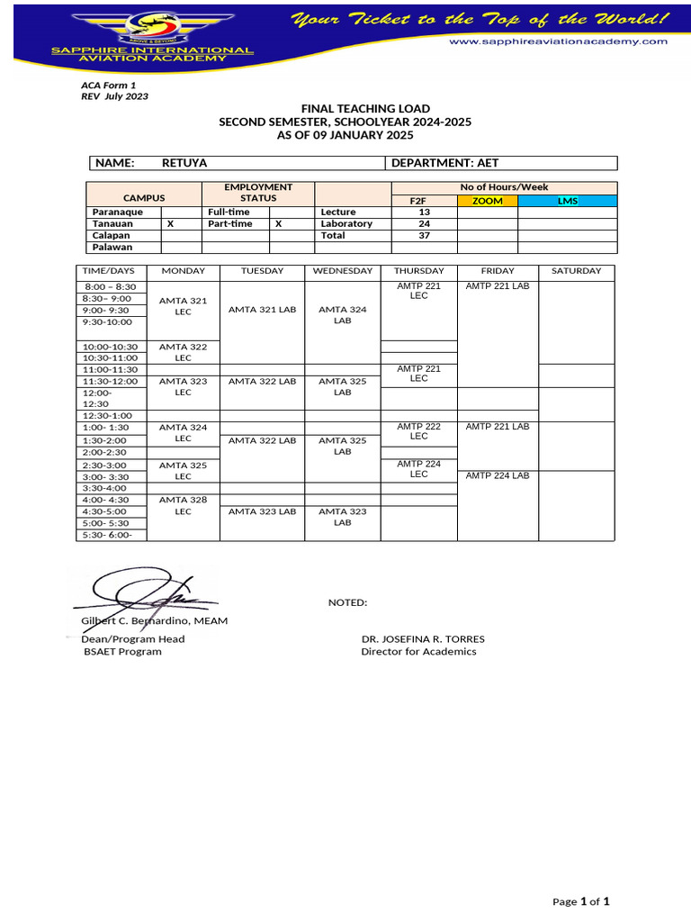 ACA-Form-1-p.-1-RETUYA-docx-09-January-2025 | PDF