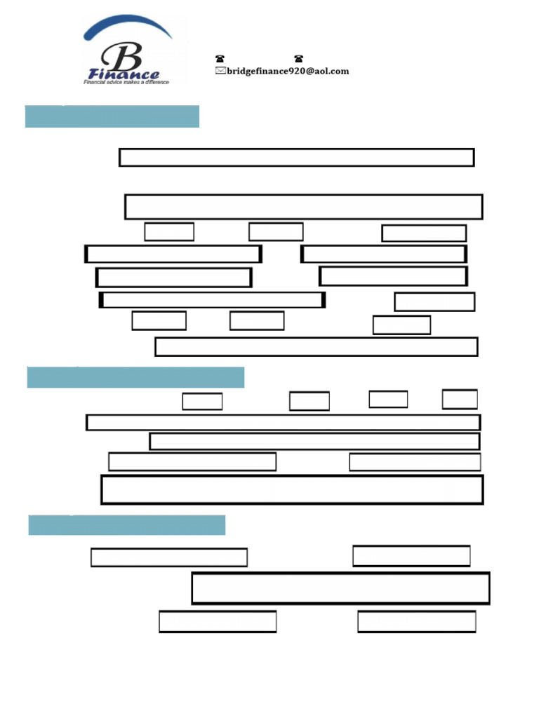 BridgeFinance Loan Application Form | PDF | Banking | Credit