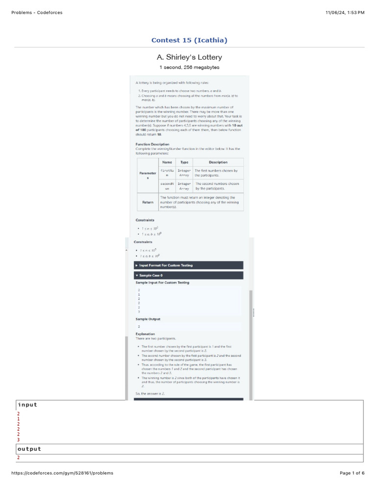 Problems 15 - Codeforces | PDF