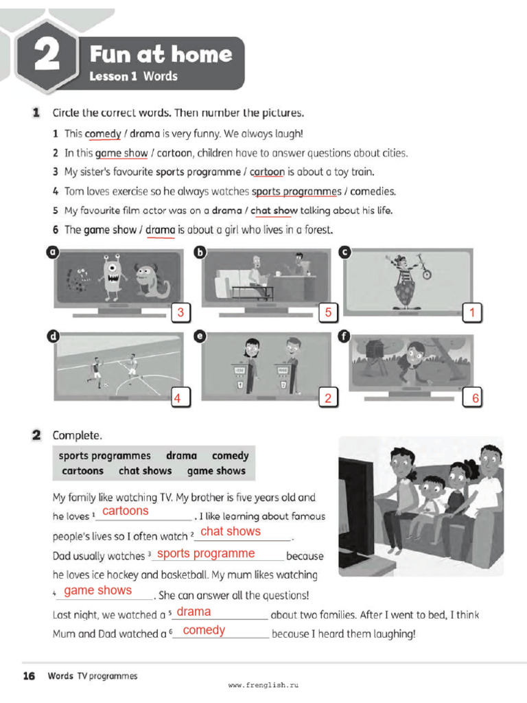 Beehive 4 WorkBook-Unit 2-With Answers | PDF