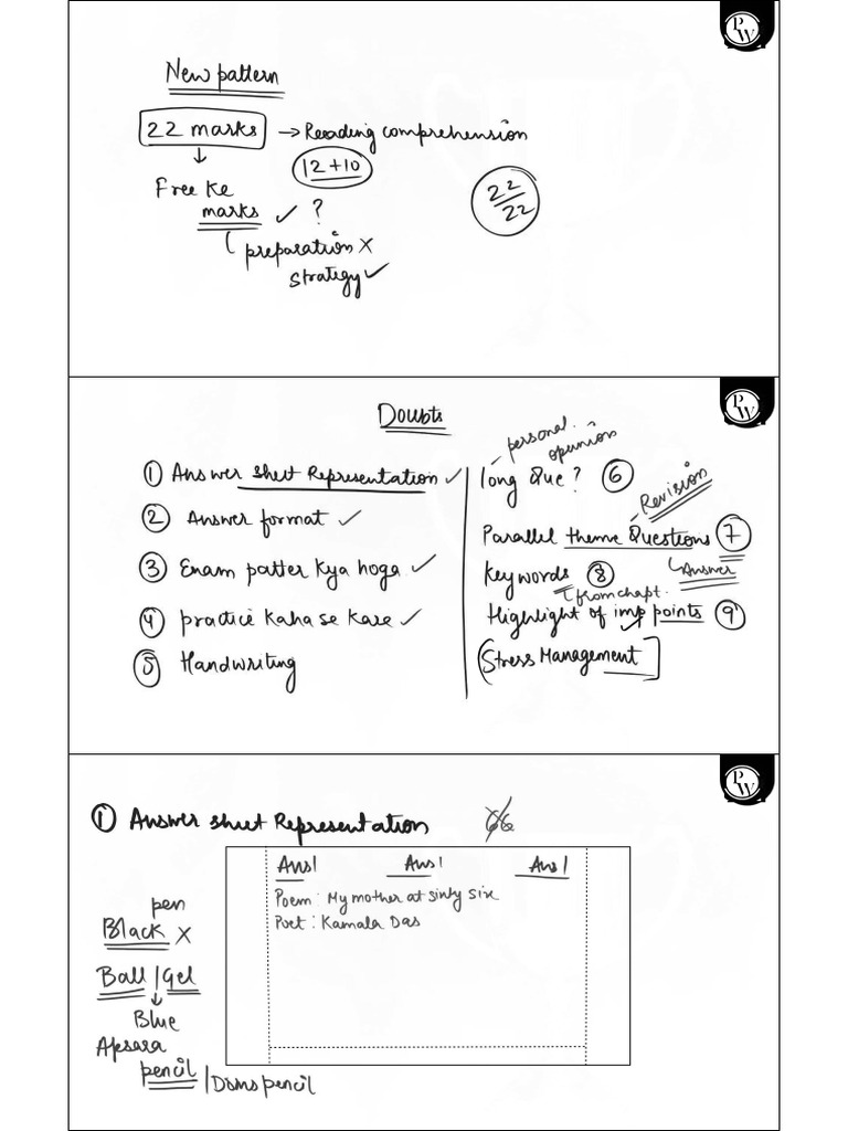 Reading Comprehension - Class Notes - VIJETA SERIES CLASS-12TH (1 ...