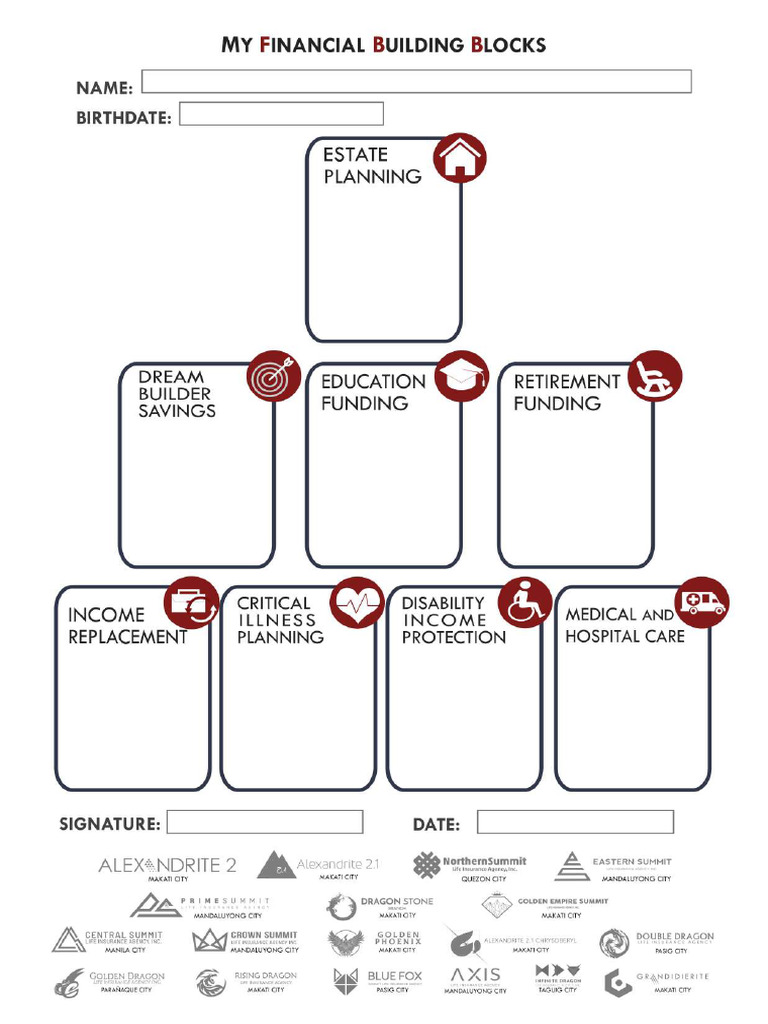 FBB Financial Building Blocks 2022 04 Fillable Form | PDF