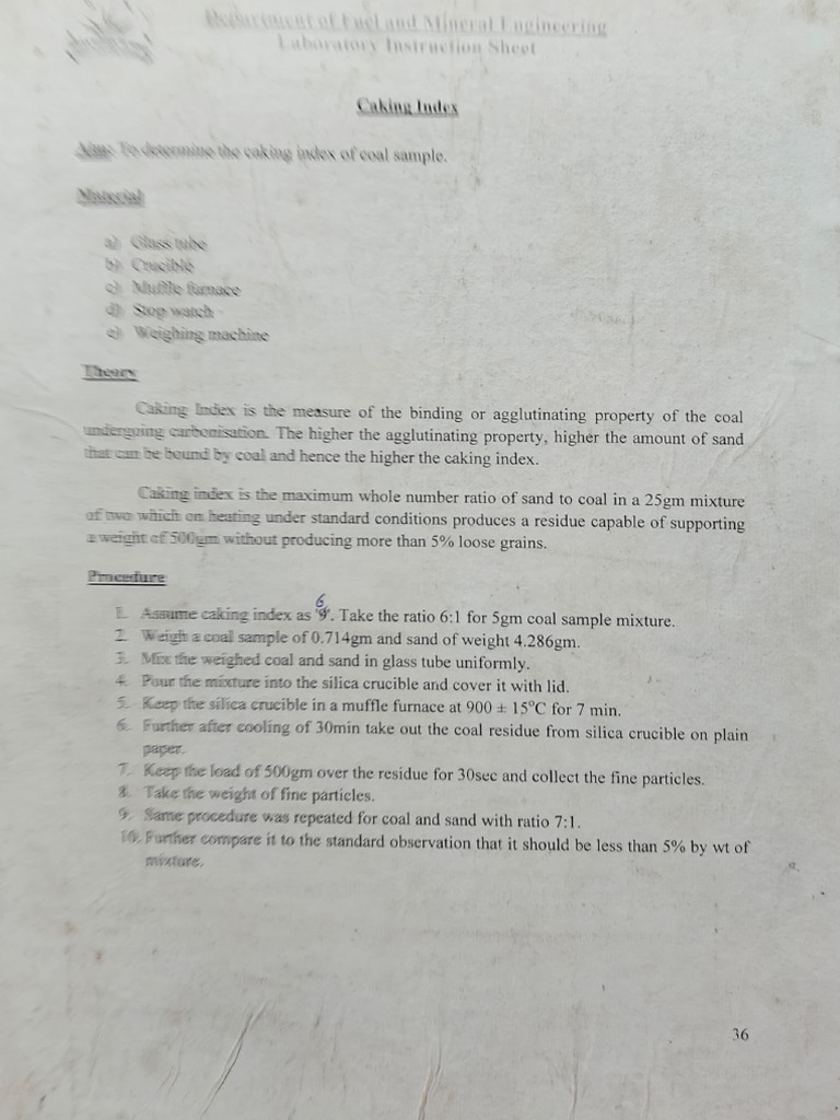 Caking index | PDF | Mixture | Materials