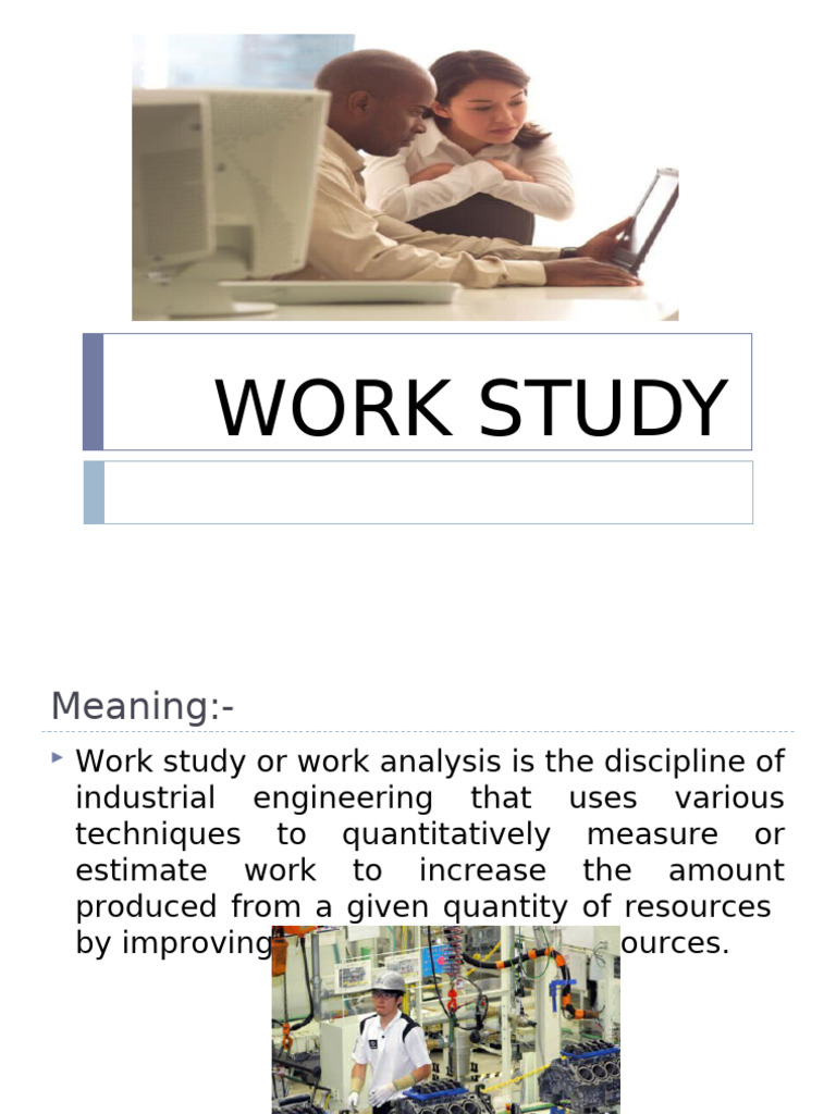 Workstudy 140422080608 Phpapp02 | PDF | Measurement | Business