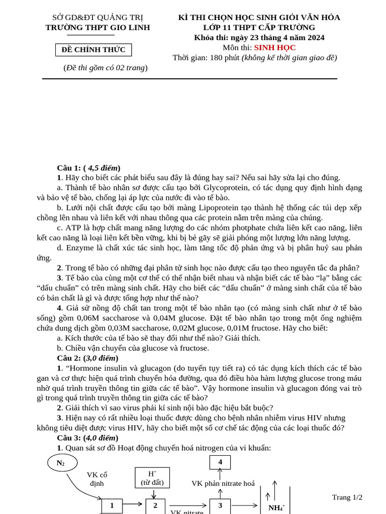2. Đề TK 4-SI11 | PDF