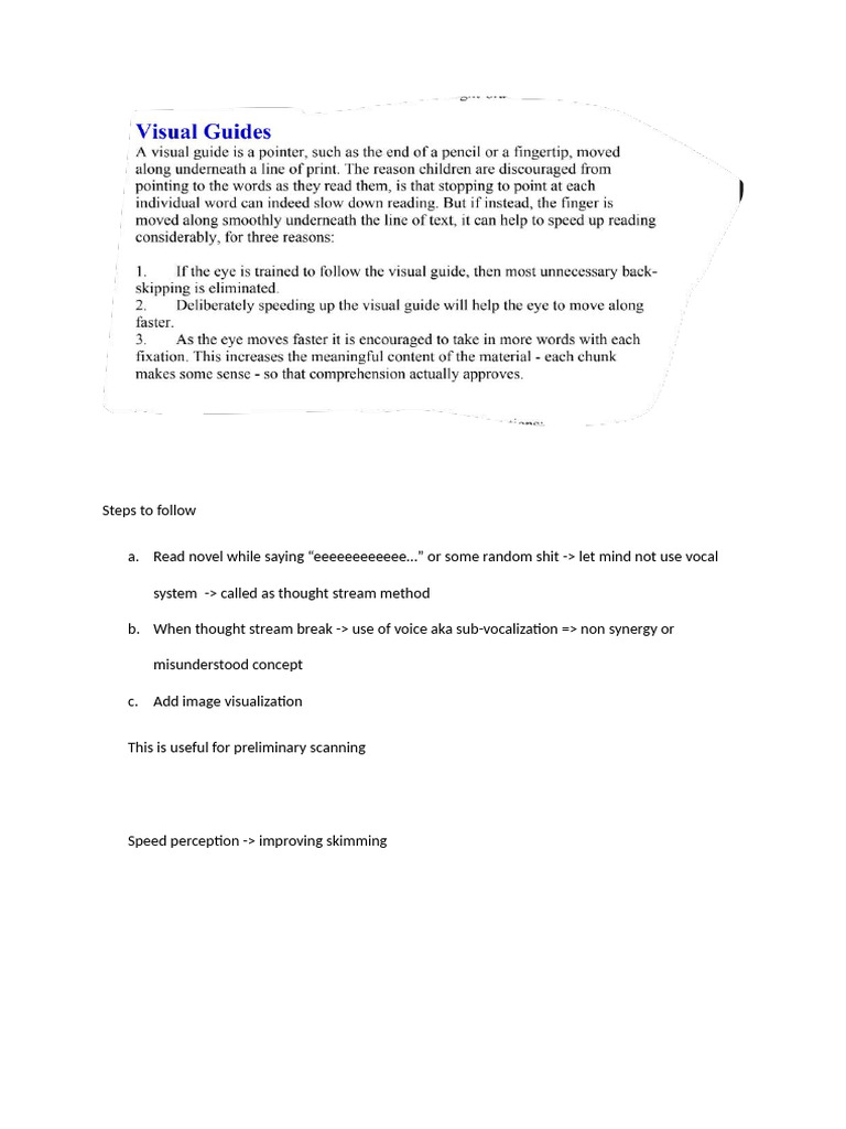Speed Reading | PDF Speed Reading | PDF