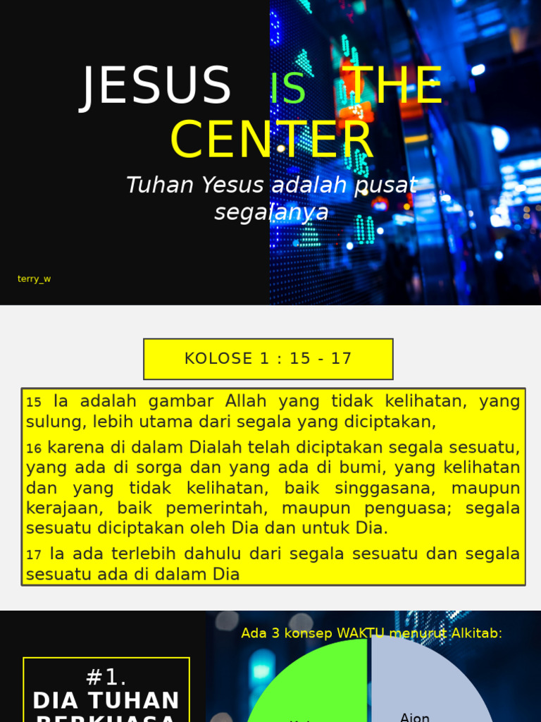 Jesus is the Center Ver.2 | PDF