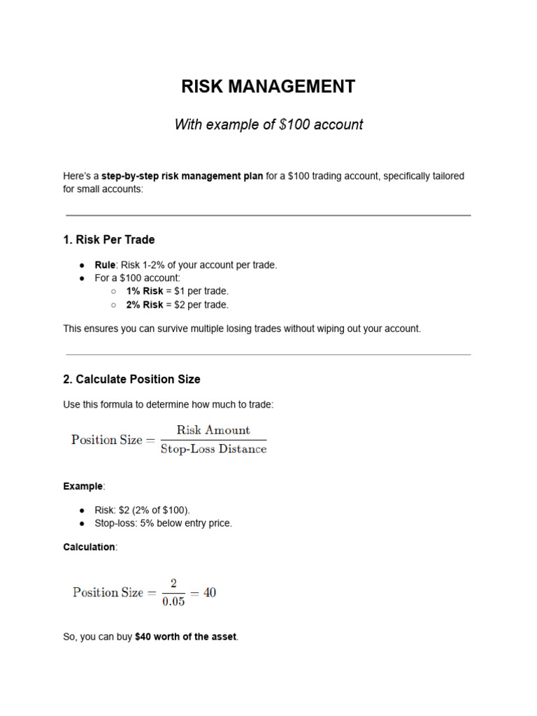Risk Management (3) | PDF