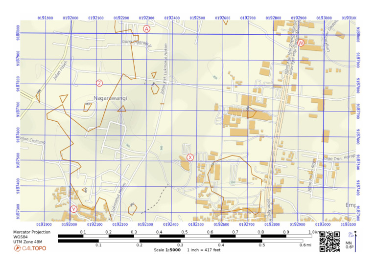 Titik Koordinat Utm | PDF