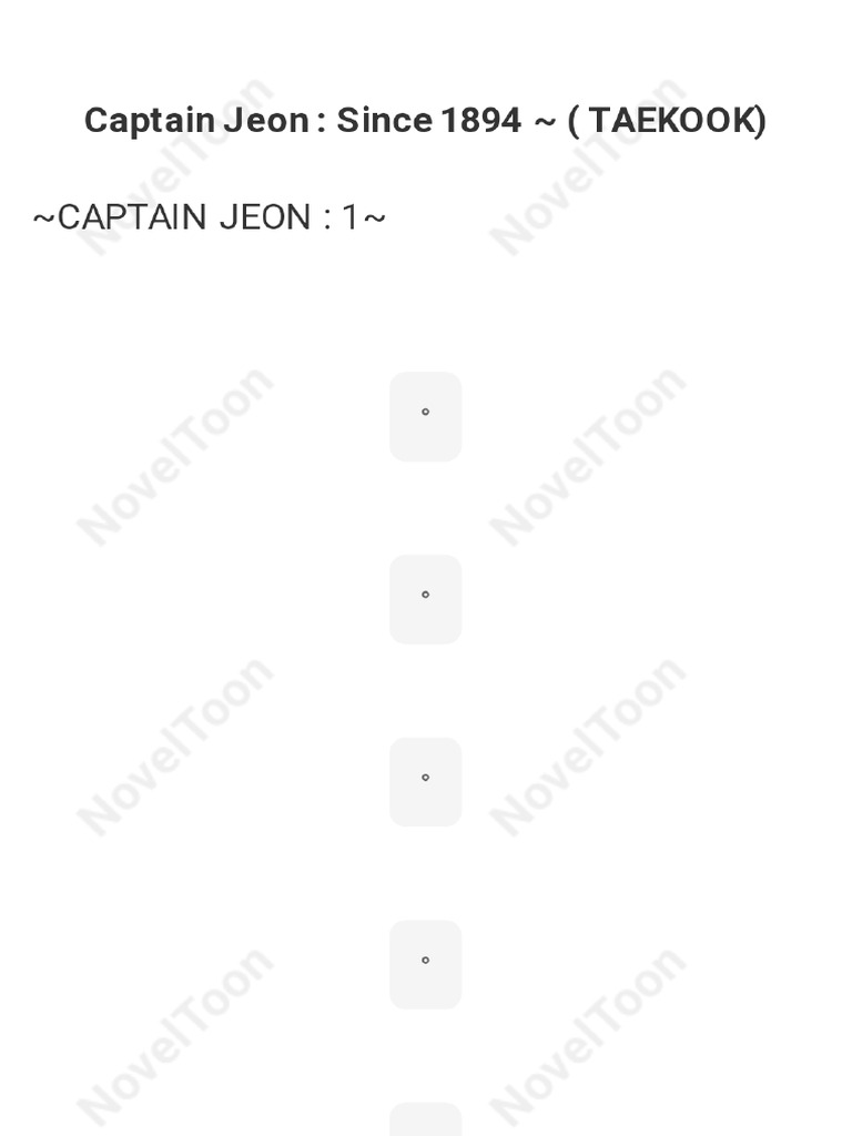 Captain Jeon _ Since 1894 _ ( TAEKOOK) | PDF