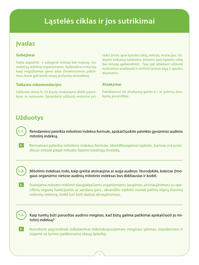 Gamta Lasteles-Ciklas | PDF
