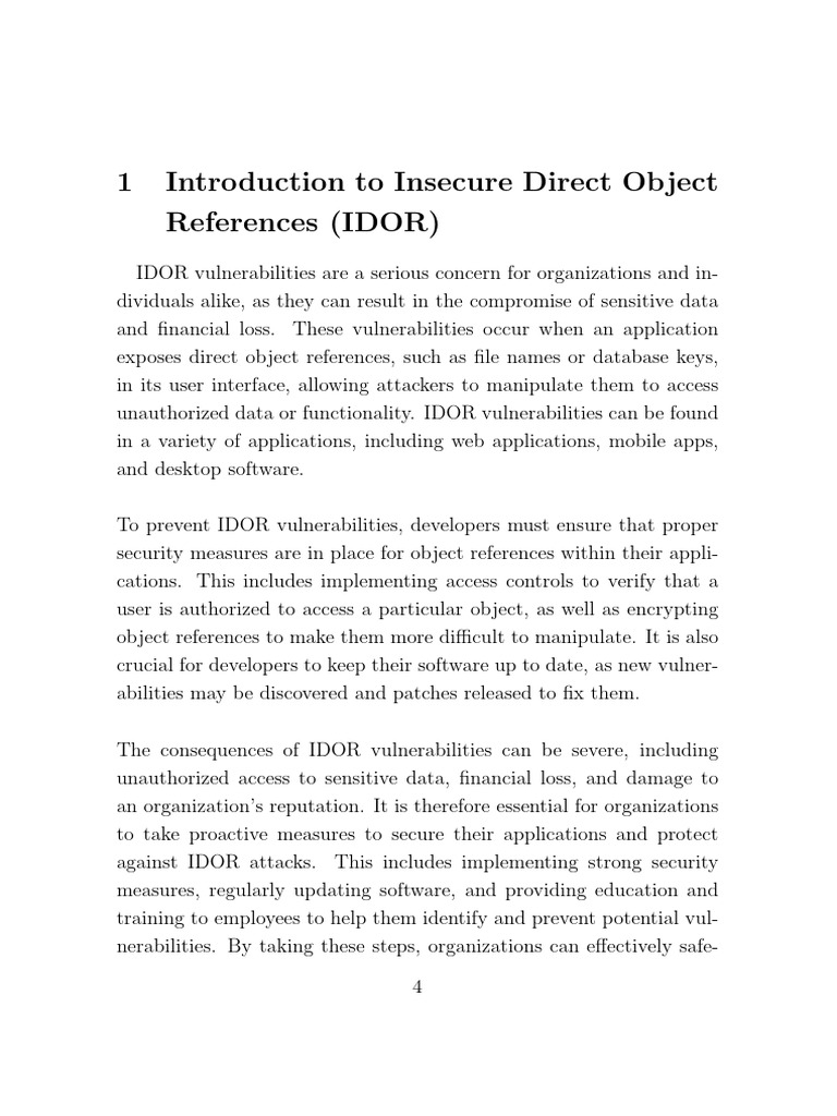 IDOR Guide | PDF | Databases | Computer File IDOR Guide | PDF | Databases | Computer File
