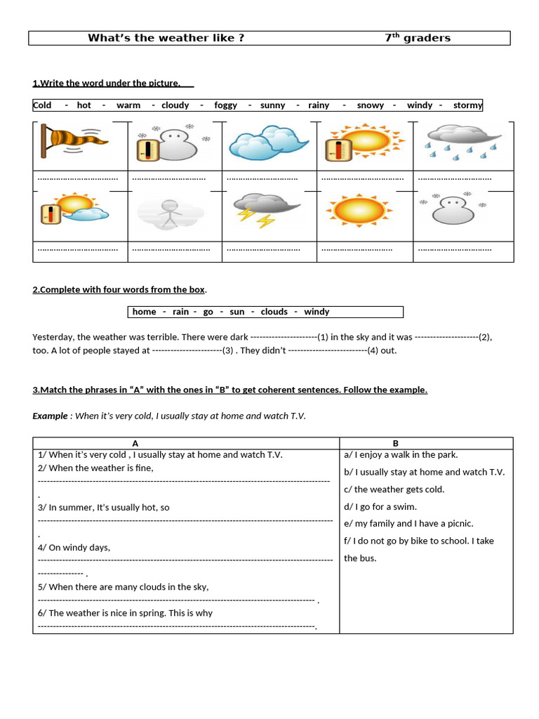 Grup Session What - S The Weather Like | PDF | Weather | Climate