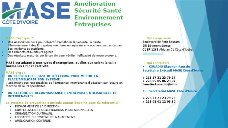 Brochure MASE CI (1) | PDF