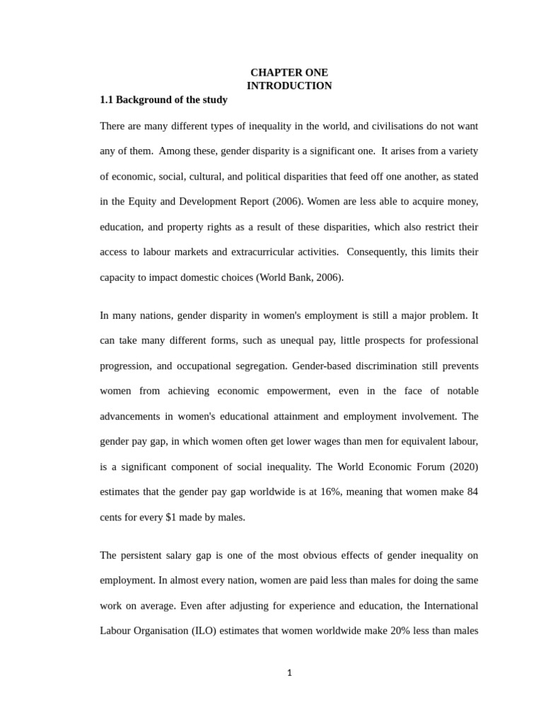 Gender Inequality 1-3-091426 | PDF | Gender Inequality | Gender Studies