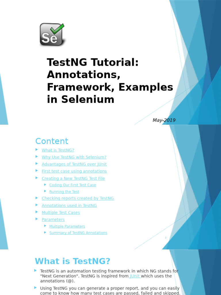06 - 01 - TestNG Tutorial Annotations | PDF | Software Engineering ...