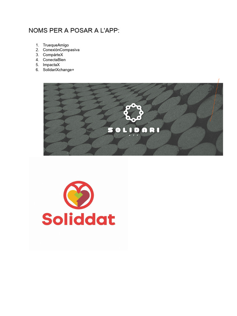 Solidari App | PDF