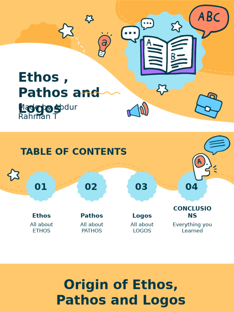 Ethos Pathos and Logos | PDF | Logos | Rhetoric